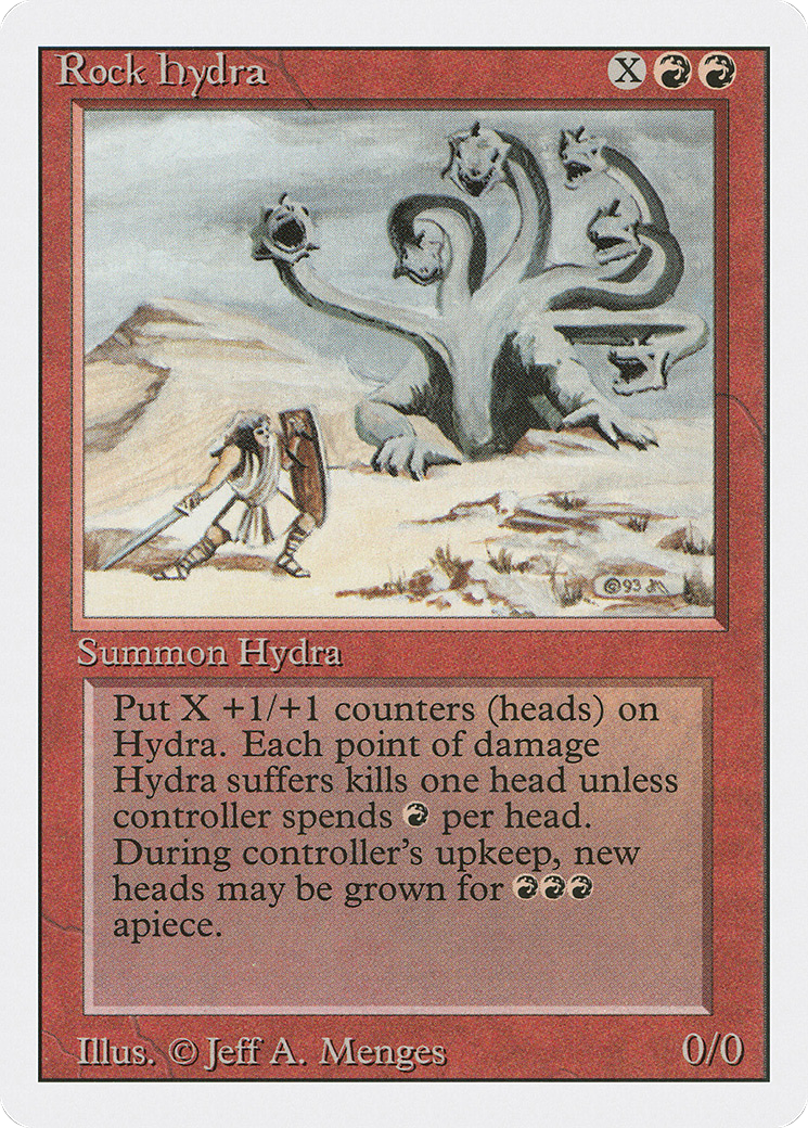 Rock Hydra (3ED-173) - Revised Edition - Game Nerdz
