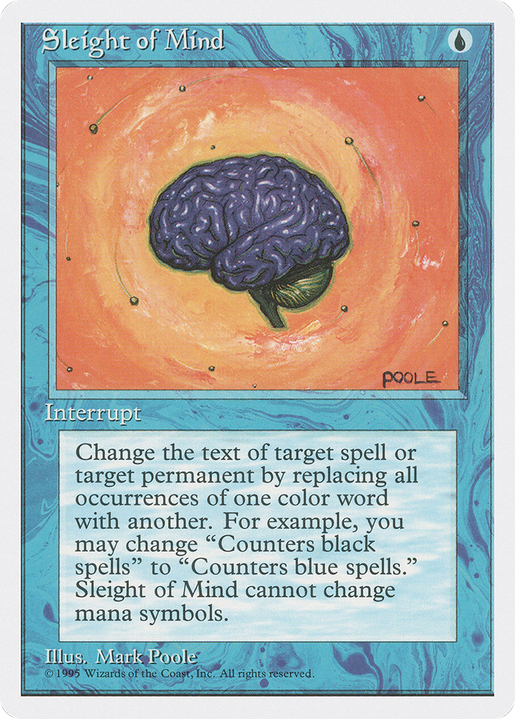 Sleight of Mind (4ED-102) - Fourth Edition - Game Nerdz