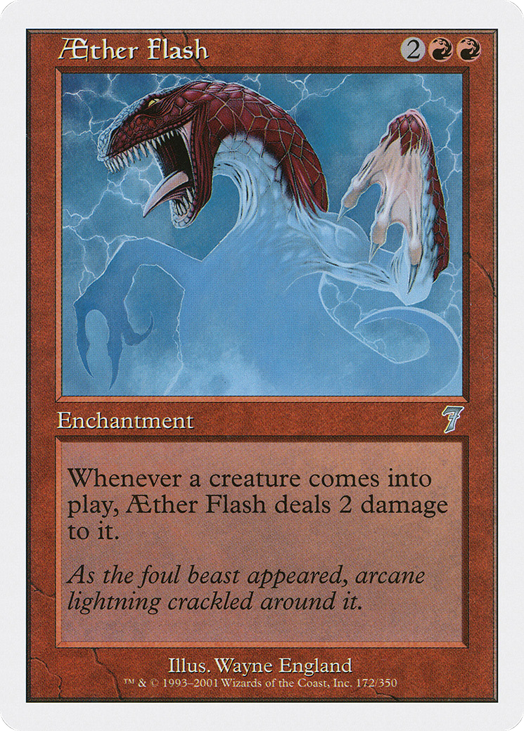 Aether Flash (7ED-172) - Seventh Edition - Game Nerdz