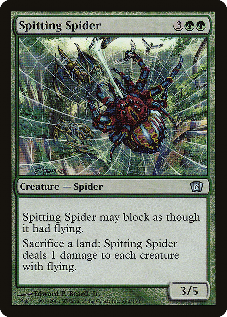 Spitting Spider - Eighth Edition Foil - Game Nerdz