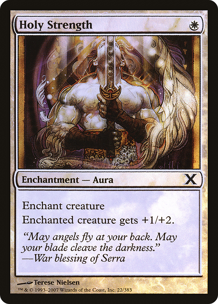 Holy Strength (10E-22★) - Tenth Edition Foil - Game Nerdz