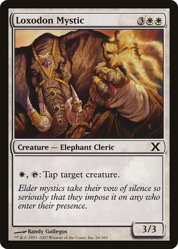 Loxodon Mystic (10E-026) - Tenth Edition - Game Nerdz