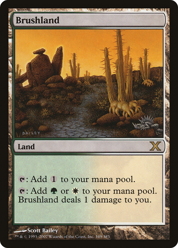 Brushland (10E-349) - Tenth Edition - Game Nerdz