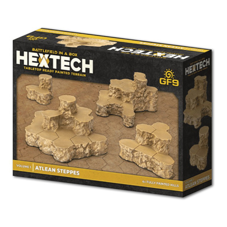 Battlefield in a Box: Hextech Terrain - Atlean Steppes - Vol. 1 (Wave 2 ...