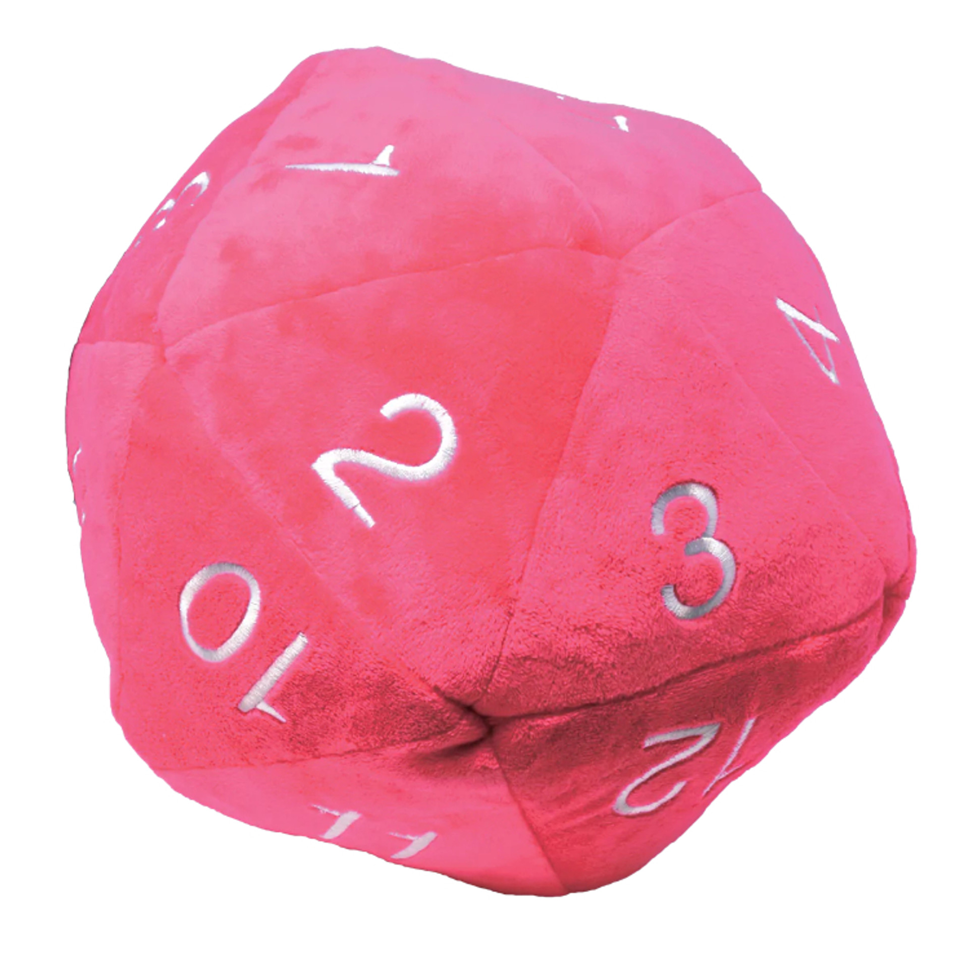 Ultra Pro Plush Jumbo D20 Novelty Dice Hot Pink Game Nerdz