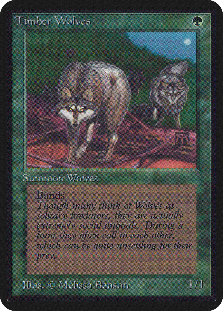 Timber Wolves (LEA-219) - Limited Edition Alpha - Game Nerdz