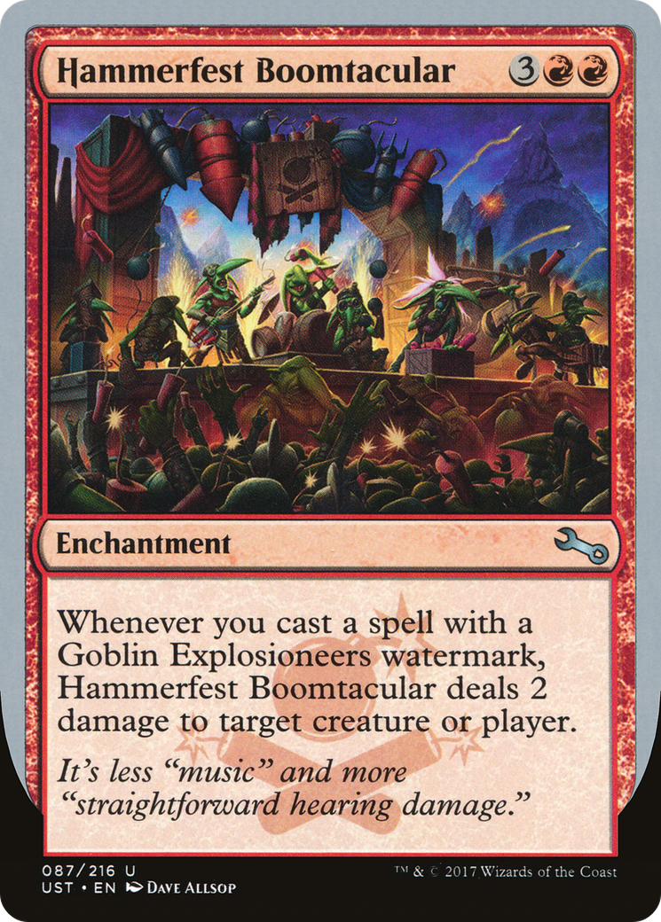 Hammerfest Boomtacular (UST-087) - Unstable Foil - Game Nerdz