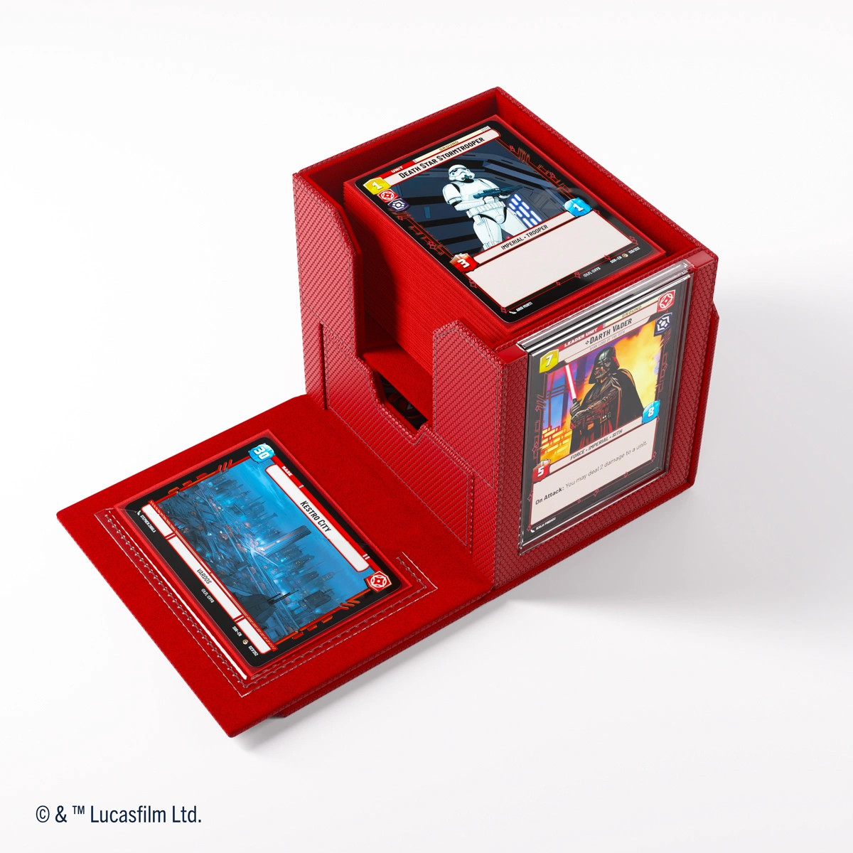 Gamegenic Deck Box: Star Wars Unlimited - Deck Pod - Red - Game Nerdz