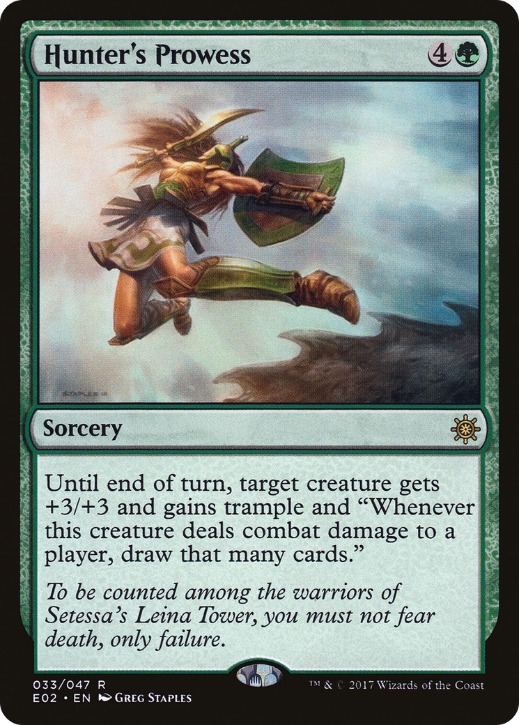 Hunter's Prowess (E02-033) - Explorers of Ixalan - Game Nerdz