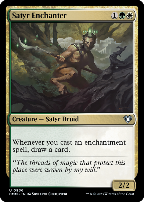 Satyr Enchanter (CMM-936) - Commander Masters - Game Nerdz