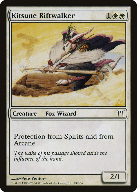 Kitsune Riftwalker (CHK-029) - Champions of Kamigawa - Game Nerdz