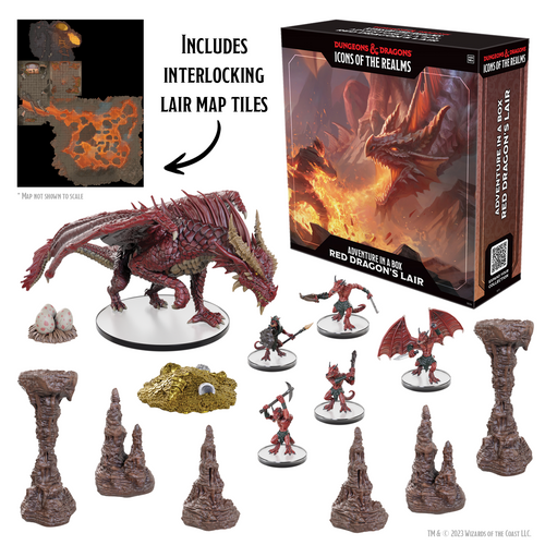 Dungeons & Dragons: Icons of the Realms - Adventure in a Box - Red ...