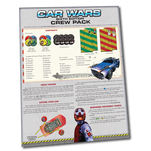 Car Wars Sixth Edition: Crew Pack - Game Nerdz