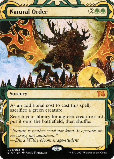 Natural Order (STA-054) - Strixhaven Mystical Archive: (Showcase ...