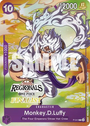 Monkey.D.Luffy (041) (Online Regional 2024 Vol. 2) [Finalist] (P-041 ...