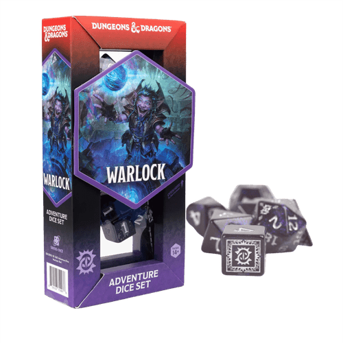 Sirius Dice: Dungeons & Dragons Adventure Dice Set - Warlock - Purple ...