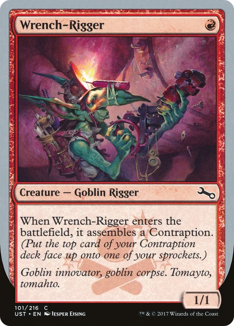 Wrench-Rigger (UST-101) - Unstable Foil - Game Nerdz