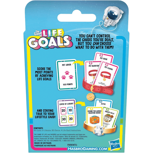 The Game of Life: Goals - Game Nerdz