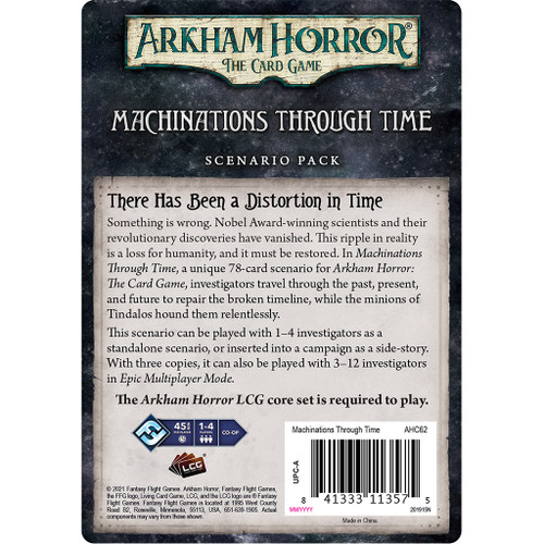 Arkham Horror LCG: Machinations Through Time Scenario Pack - Game Nerdz