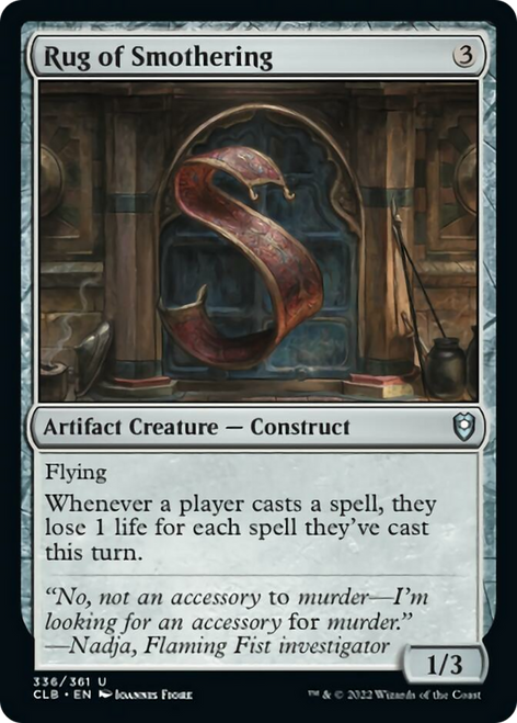 Rug of Smothering (CLB-336) - Commander Legends: Battle for Baldur's ...
