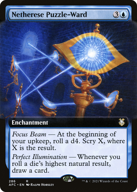 Netherese Puzzle-Ward - Forgotten Realms Commander: (Extended Art ...