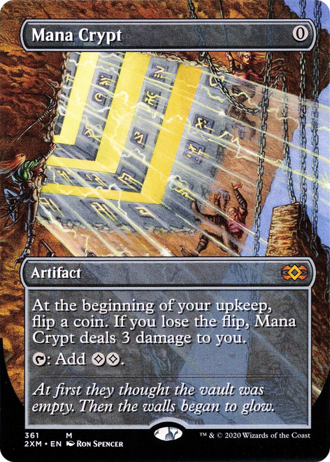 Mana Crypt (2XM-361) - Double Masters (Borderless) - Game Nerdz