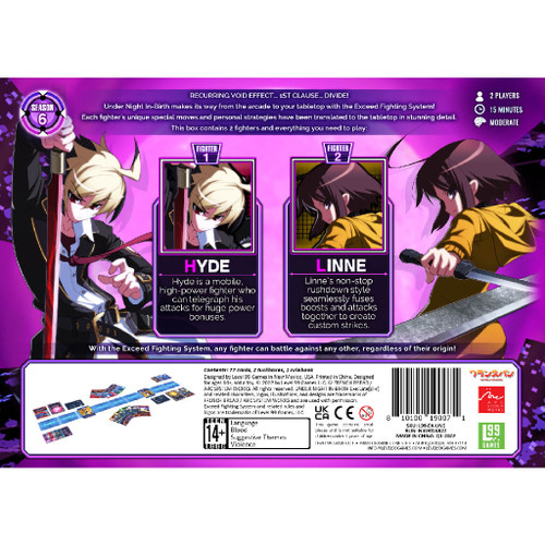 Exceed Fighting System: Under Night In-Birth - Hyde vs. Linne Box ...