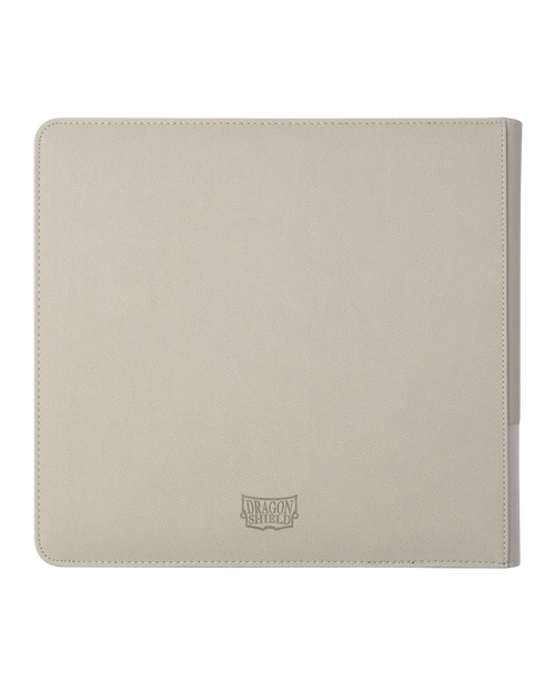 Dragon Shield: Ashen White Card Codex - XL Zipster Binder - Game Nerdz