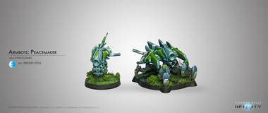 Infinity: PanOceania Armbots - Peacemaker and Auxbot - Game Nerdz
