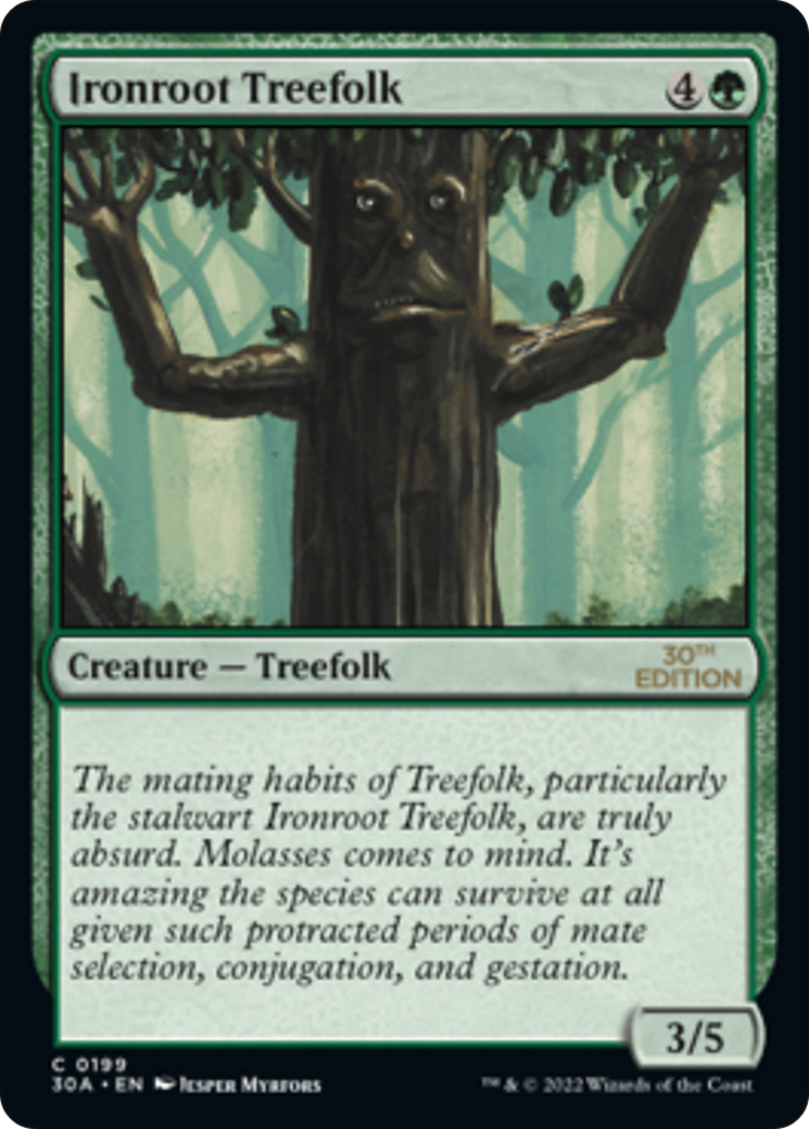 Ironroot Treefolk (30A-199) - 30th Anniversary Edition - Game Nerdz
