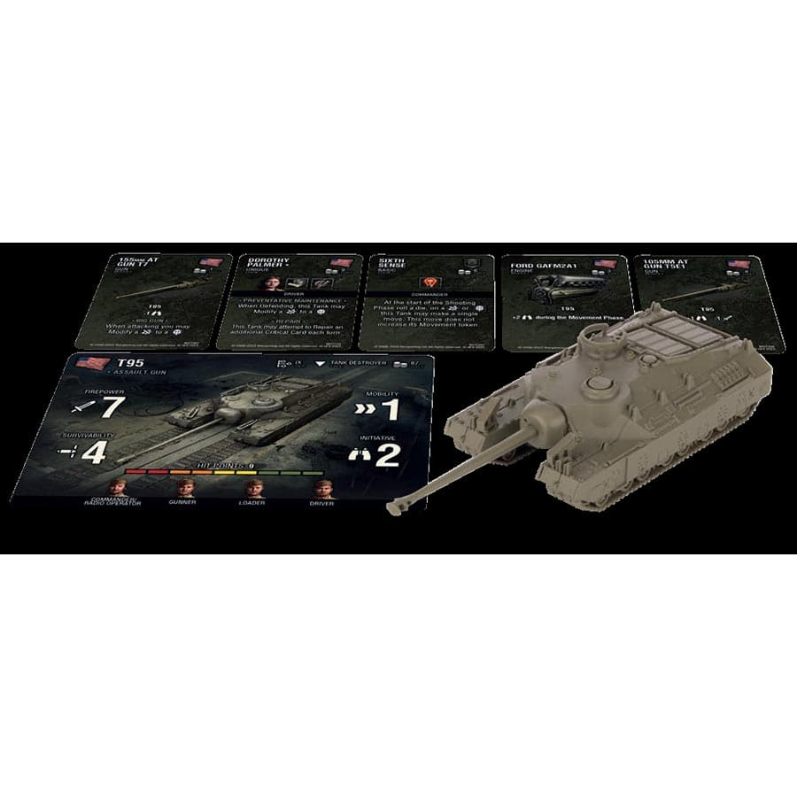 World of Tanks Miniatures Game: Wave 13 Tank - American (T95) - Game Nerdz
