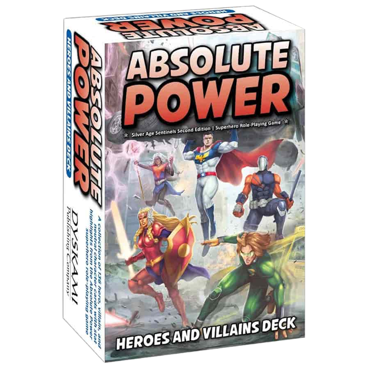 Absolute Power RPG: Heroes and Villains Deck - Game Nerdz