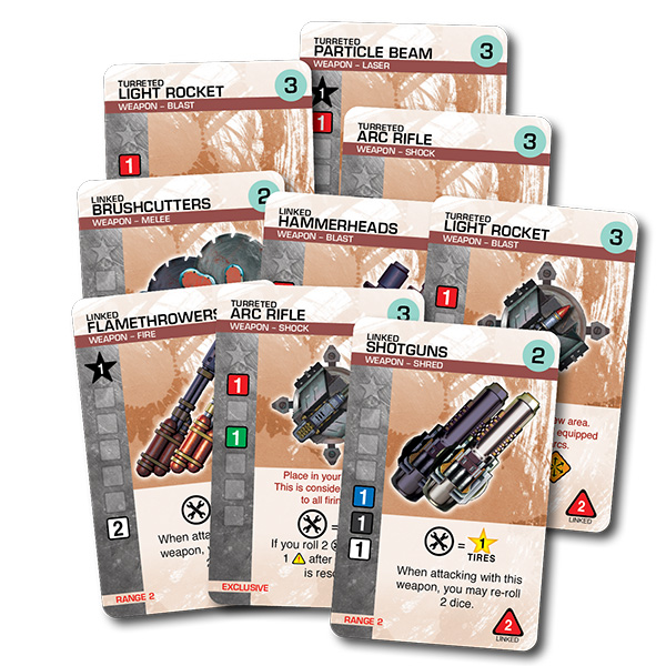 Car Wars Sixth Edition: Linked Weapons Pack - Game Nerdz
