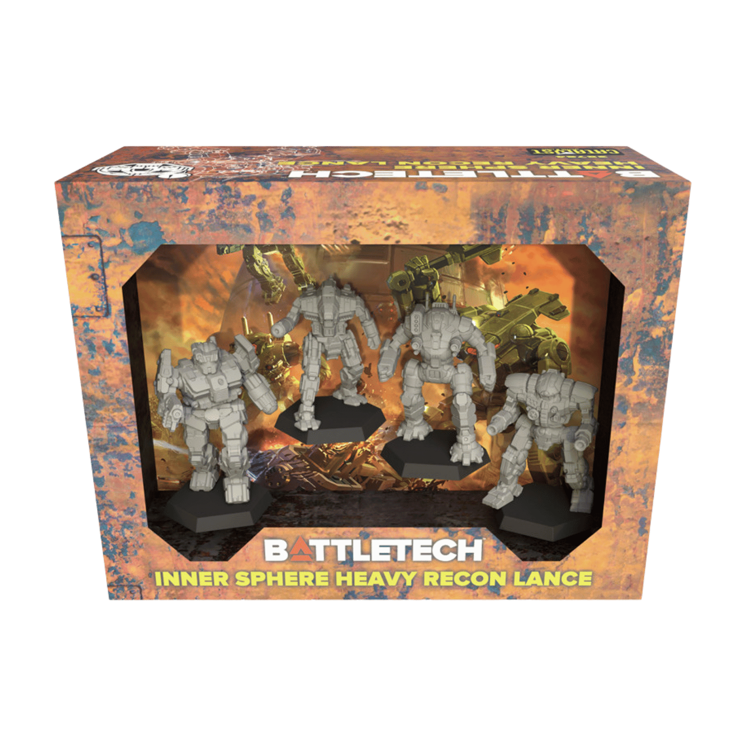 BattleTech: Inner Sphere Heavy Recon Lance - Miniatures Pack - Game Nerdz