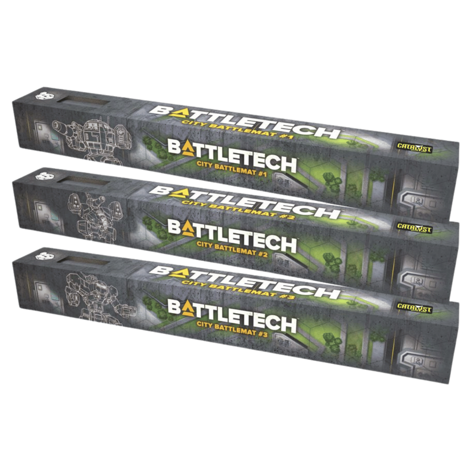 BattleTech: City Battle - Mat Bundle (PREORDER) - Game Nerdz