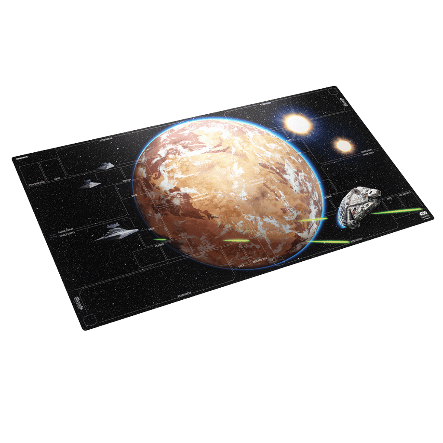 Gamegenic Playmat: Star Wars Unlimited - Battle Zone Game Mat Optimized ...