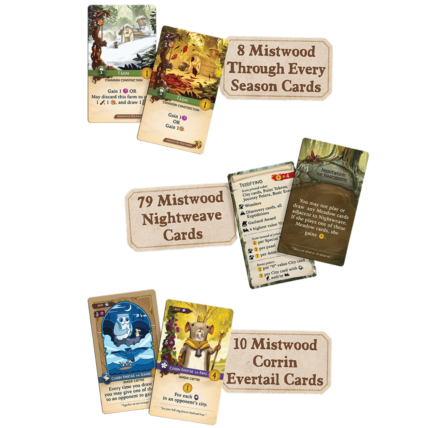 Everdell: Expansions Oversized Cards - Game Nerdz