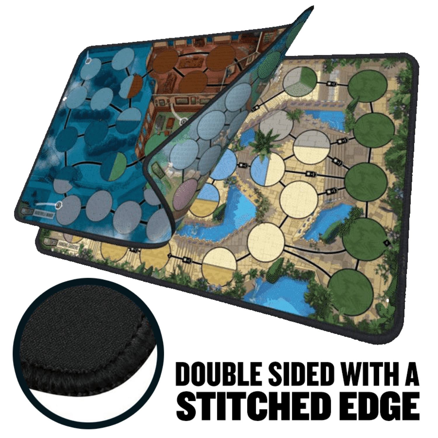 Unmatched: Neoprene Battlefield Mats (2) - Game Nerdz