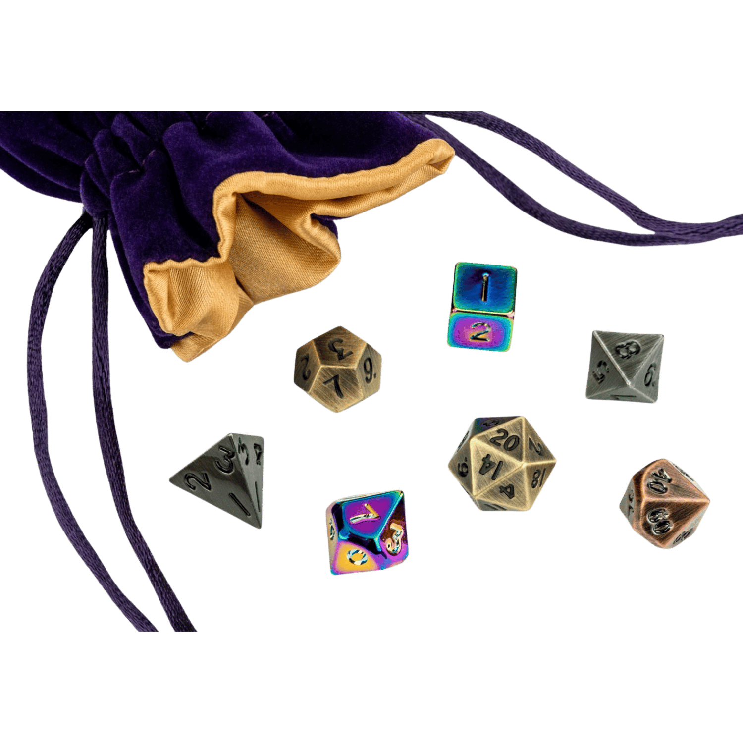 FanRoll: Misfit Dice - Polyhedral Baby Misfit Mini Metal Set - Blind ...