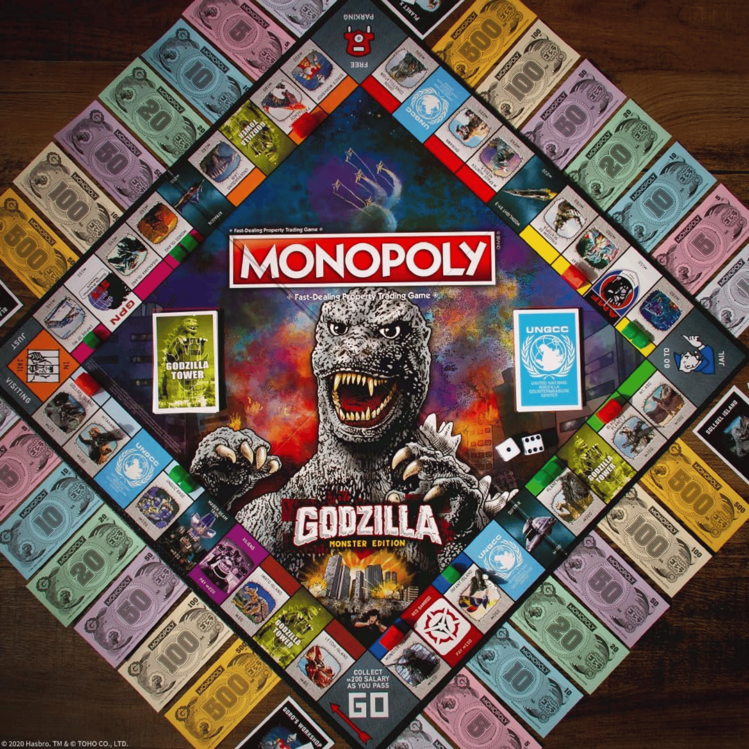 Monopoly: Godzilla (Monster Edition) - Game Nerdz
