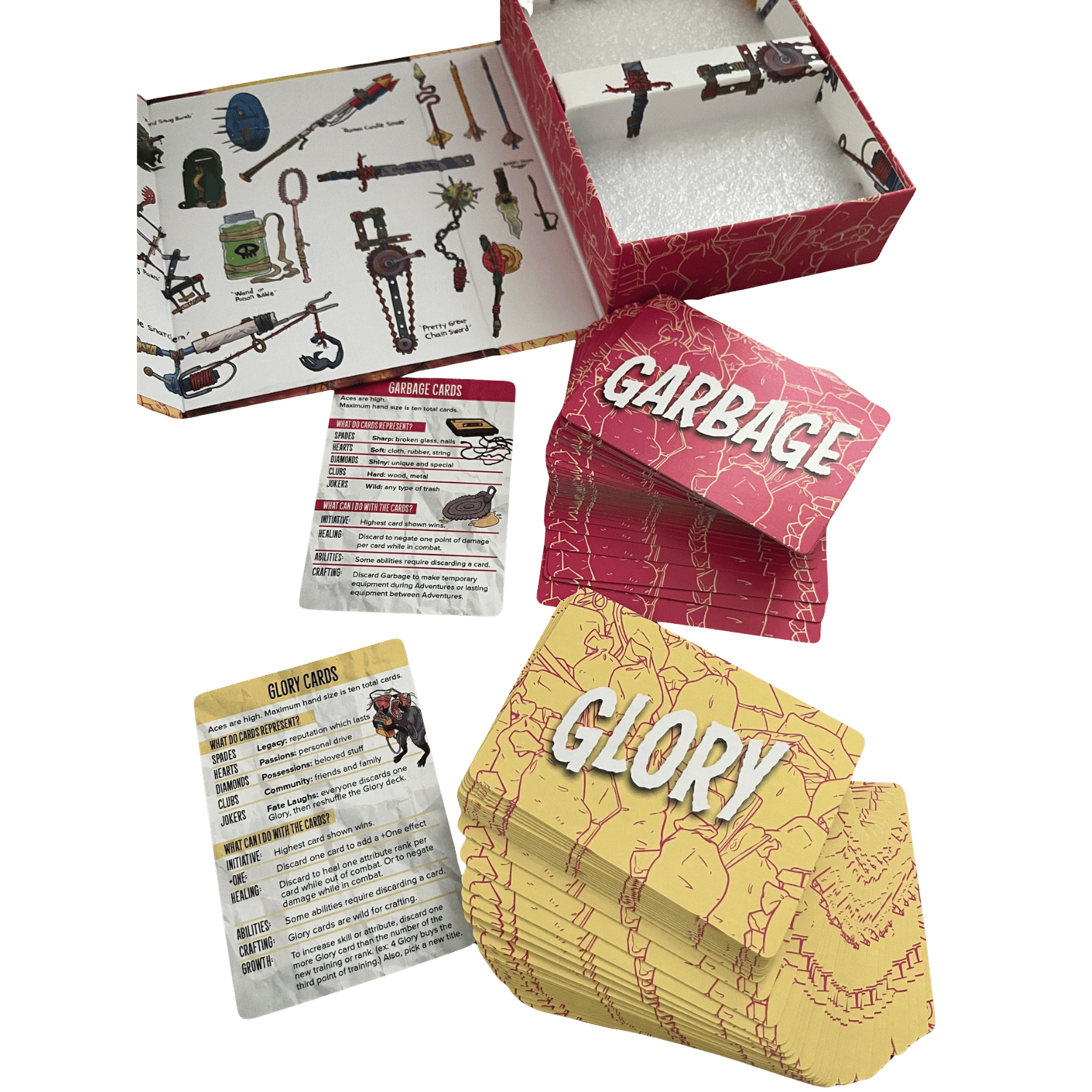 Garbage & Glory RPG: Playing Cards - Game Nerdz