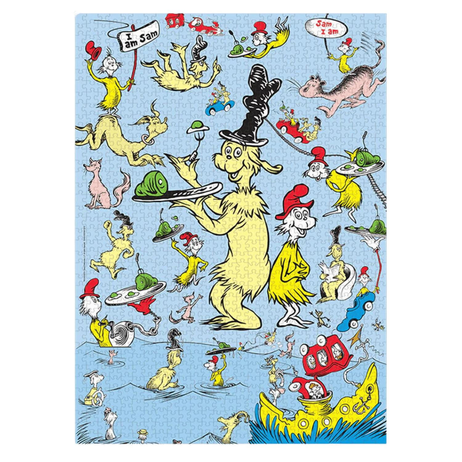 Dr. Seuss: Green Eggs and Ham - Puzzle (1000pcs) - Game Nerdz