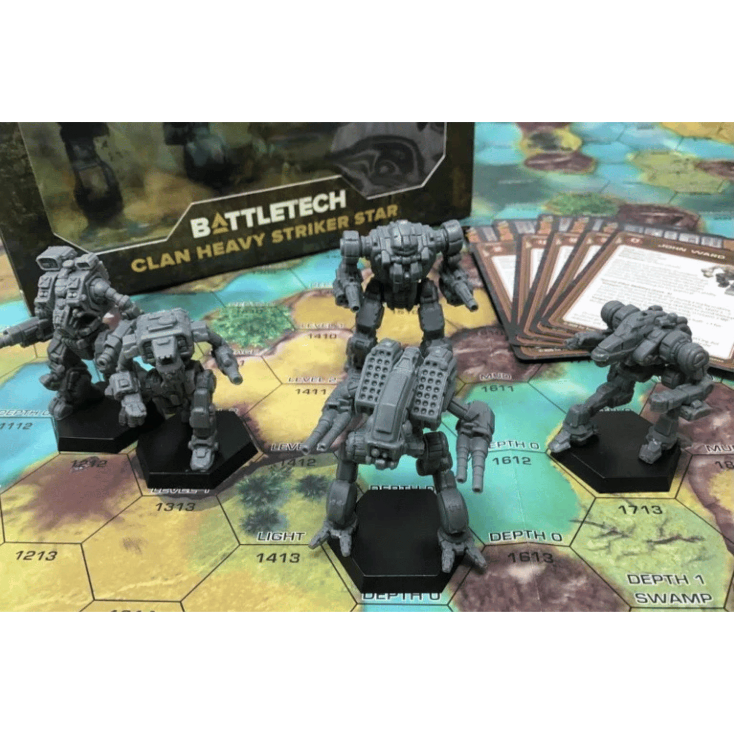BattleTech: Miniature Force Pack - Clan Heavy Striker Star - Game Nerdz