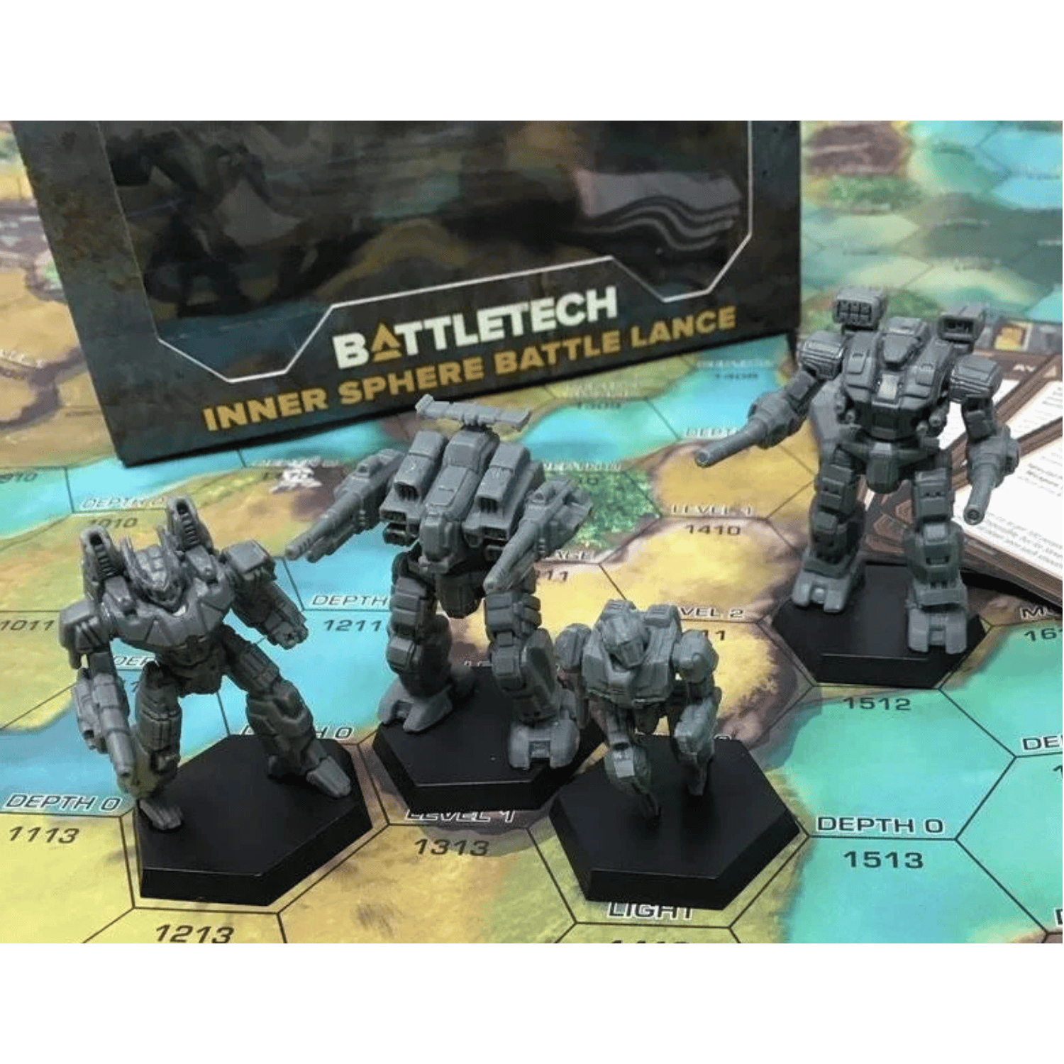BattleTech: Miniature Force Pack - Inner Sphere Battle Lance - Game Nerdz
