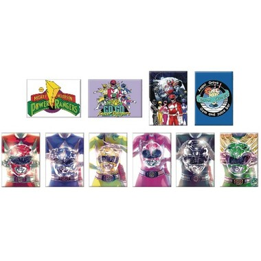 Power Rangers: Magnet Set (10pcs) - Game Nerdz