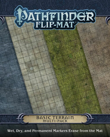 Pathfinder Flip Mat: Basic Terrain Multi Pack - Game Nerdz