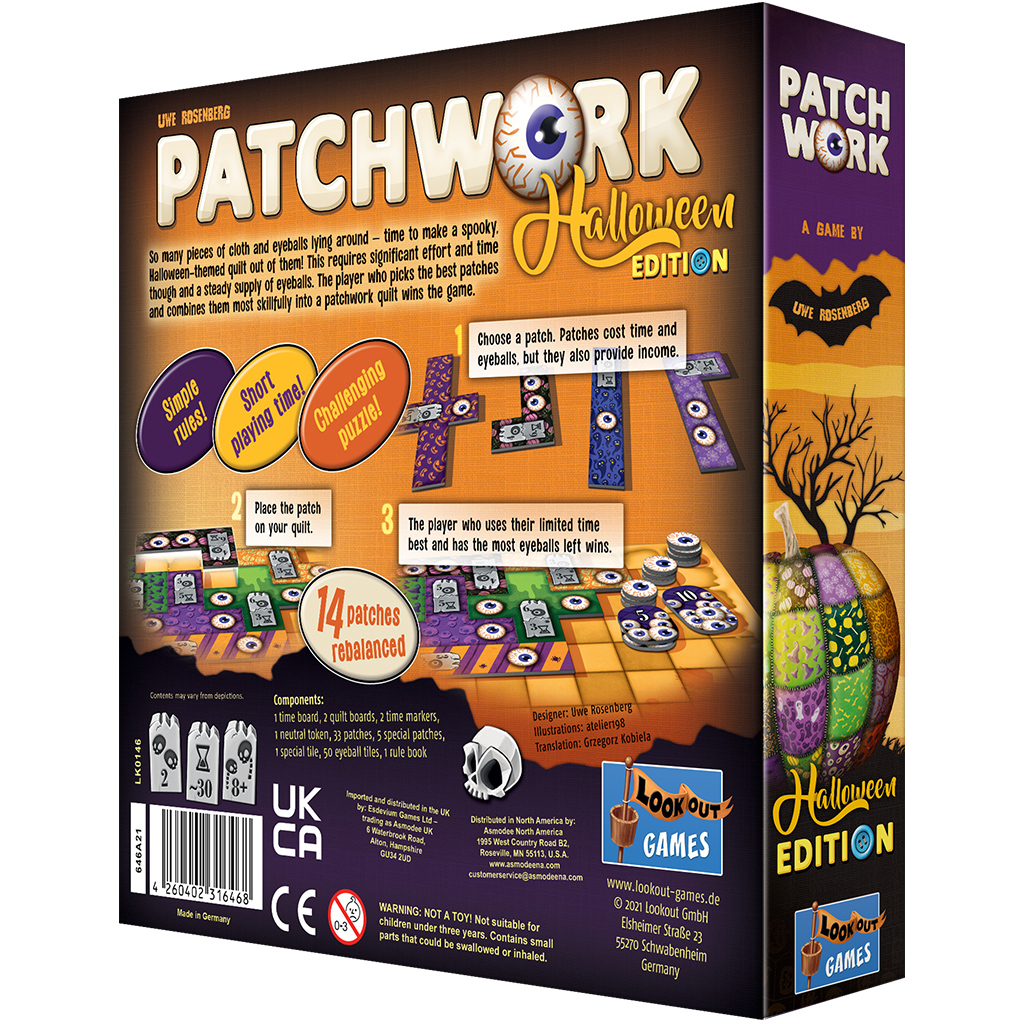 Patchwork: Halloween Edition - Game Nerdz