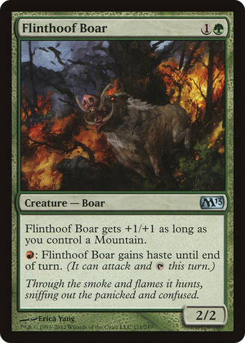 Flinthoof Boar (M13-171) - Magic 2013 Foil - Game Nerdz