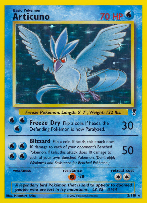 Legendary Bird Pokemon Cards