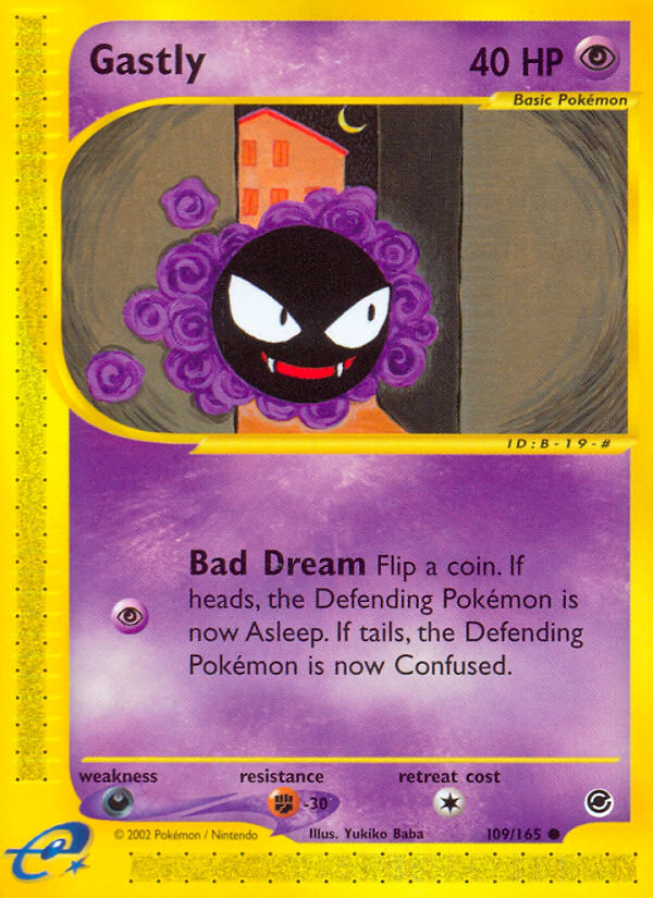 Gastly Pokemon Card